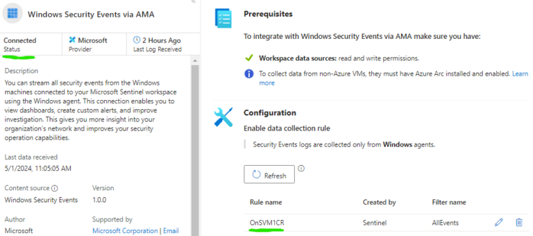 SC-200 Connect Windows devices to Microsoft Sentinel using data ...