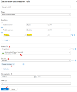 Automate Sentinel to enrich and record IP reputation using VirusTotal – Eddie Amaya